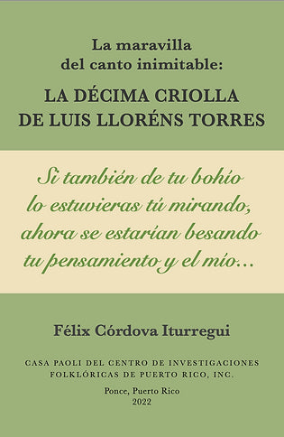 La Décima criolla de Luis Lloréns Torres— Librería El Candil
